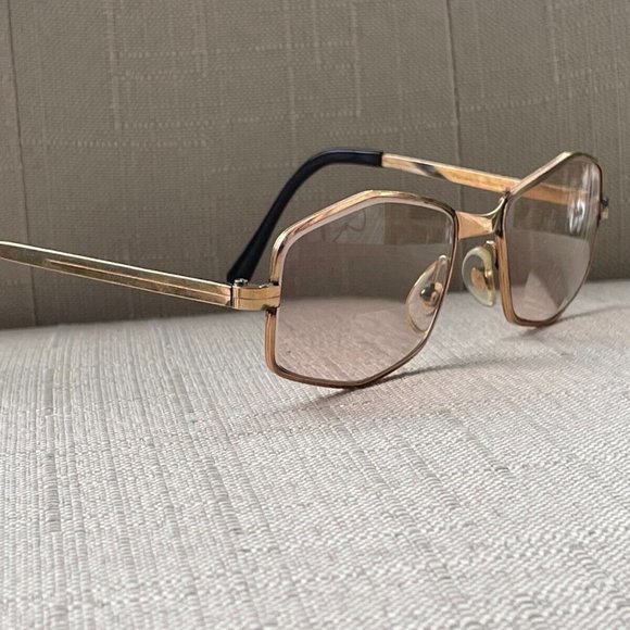 Accessories | Vintage Frame France Gold Tone 14k Eyeglasses Women Glasses Frame 518 Glasses ...